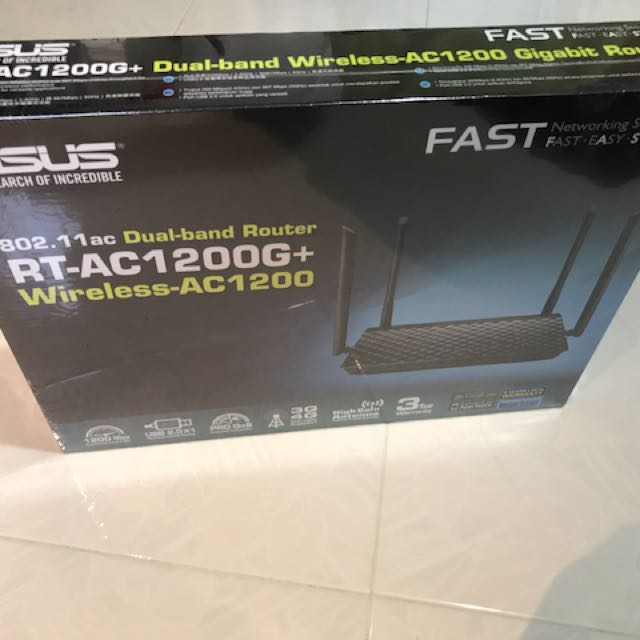 [BNIB!] Asus RT-AC1200G+ Wireless Router, Computers & Tech, Parts & Accessories, Networking on ...