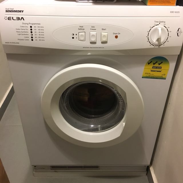 Elba Dryer, TV & Home Appliances, Washing Machines and Dryers on Carousell