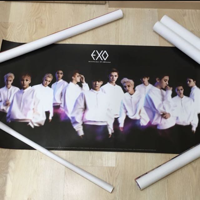 EXO Overdose Poster, Hobbies & Toys, Memorabilia & Collectibles, K-Wave ...