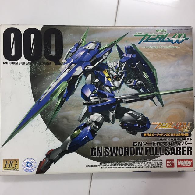 Hobby Japan HG gundam ooq 00q Full saber GN SWORD IV 1/144, Hobbies & Toys, Toys & Games on ...