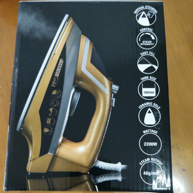 JML Phoenix Gold Iron, TV & Home Appliances, Irons & Steamers on Carousell