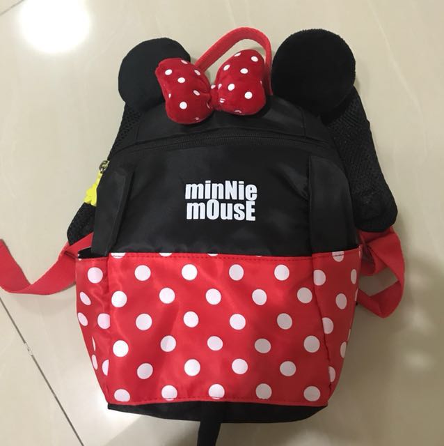 Minnie Mouse Back Pack, Babies & Kids, Babies & Kids Fashion on Carousell
