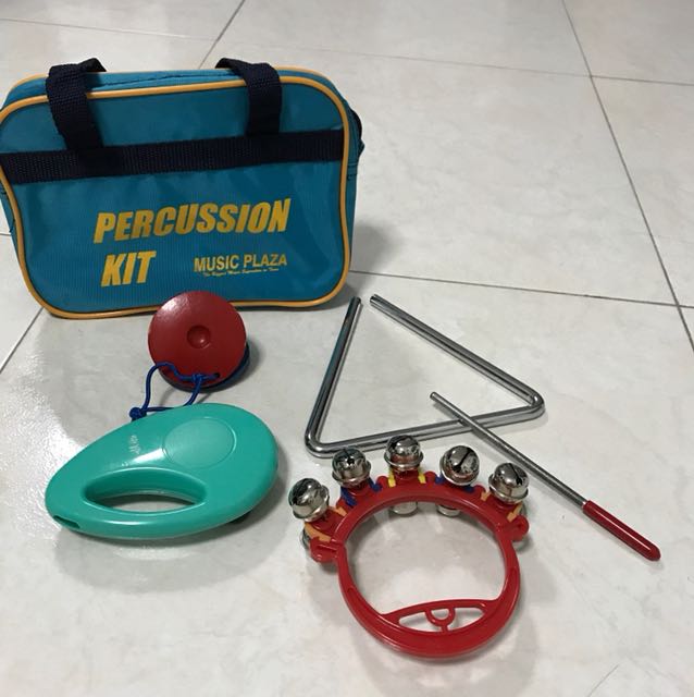 Percussion Kit ( 4 instruments), Hobbies & Toys, Music & Media, Musical ...