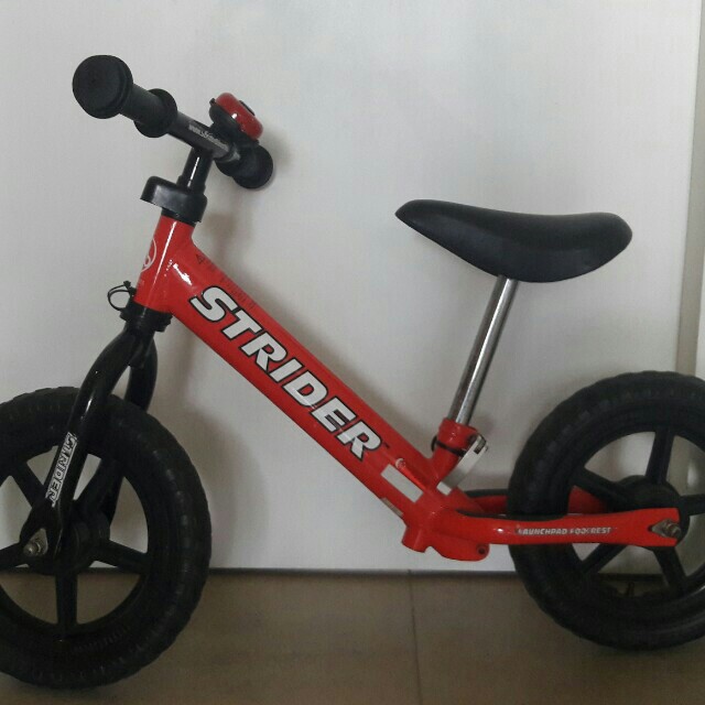 Strider bike in red, Babies & Kids, Infant Playtime on Carousell
