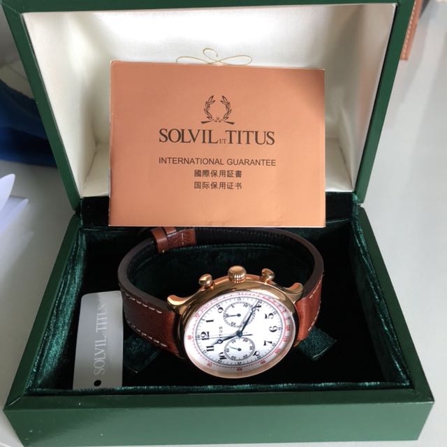 Titus Chronograph Watch, Luxury, Watches on Carousell