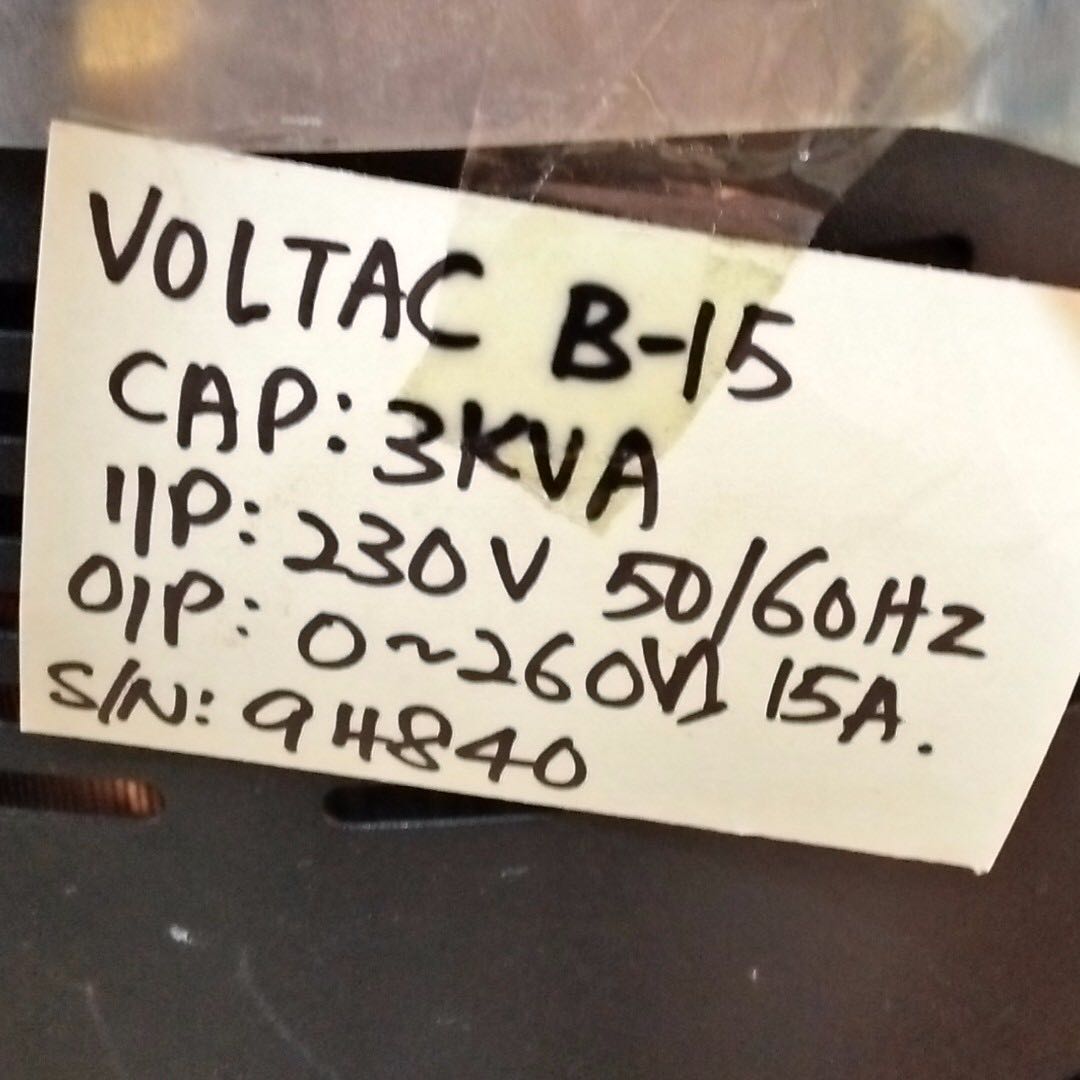 Voltec B-15 Variable Transformer, Sports Equipment, PMDs, E-Scooters ...