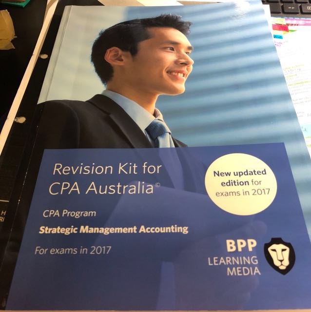 CPA Australia SMA study book with BPP revision kits and workshop ...