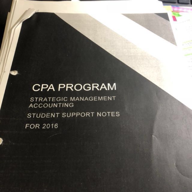 CPA Australia SMA study book with BPP revision kits and workshop ...