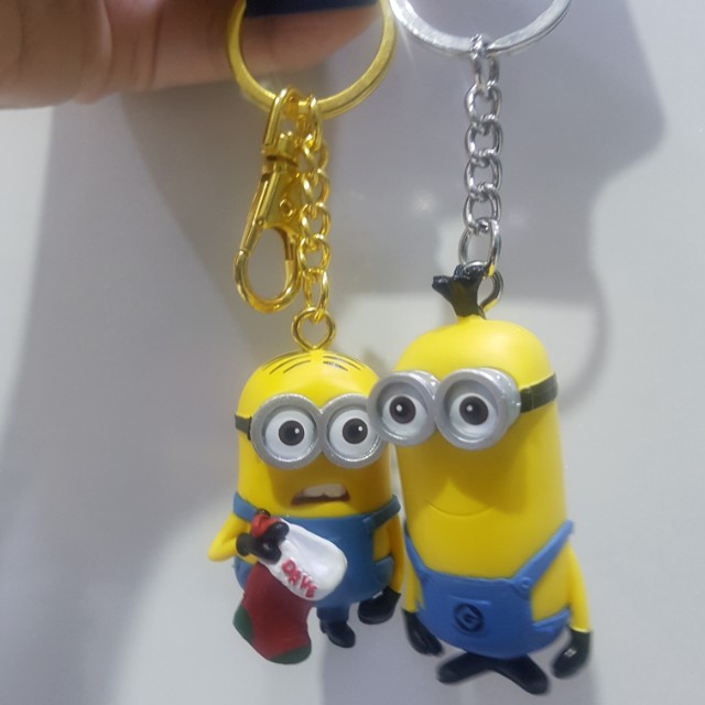 Keychain minion from universal studios, Everything Else on Carousell