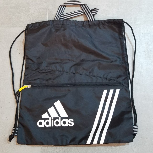 adidas drawstring bag , 索繩袋 背包 鞋袋 有拉鍊, 男裝, 袋, 背包 - Carousell