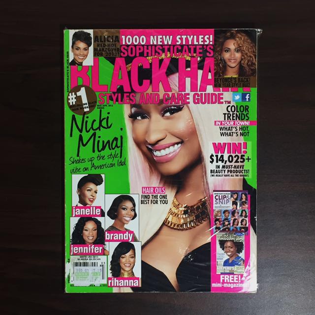 Black Hair Nicki Minaj 2013 issue, Hobbies & Toys, Books & Magazines ...