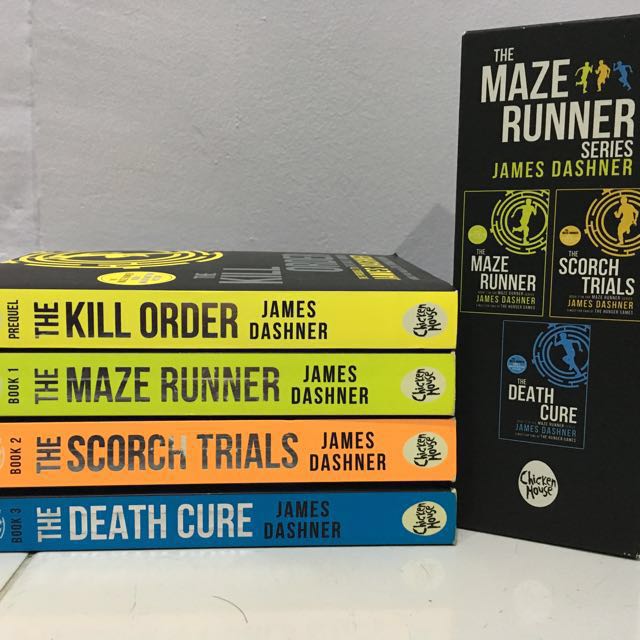 Maze Runner trilogy + prequel (4 Books) , Hobbies & Toys, Books ...