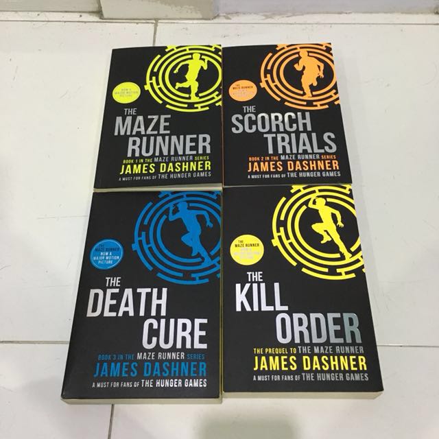Maze Runner trilogy + prequel (4 Books) , Hobbies & Toys, Books ...
