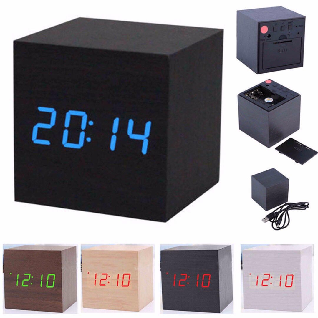 Modern Minimalistic Wooden Digital Clock (Designed in Korea), Furniture ...
