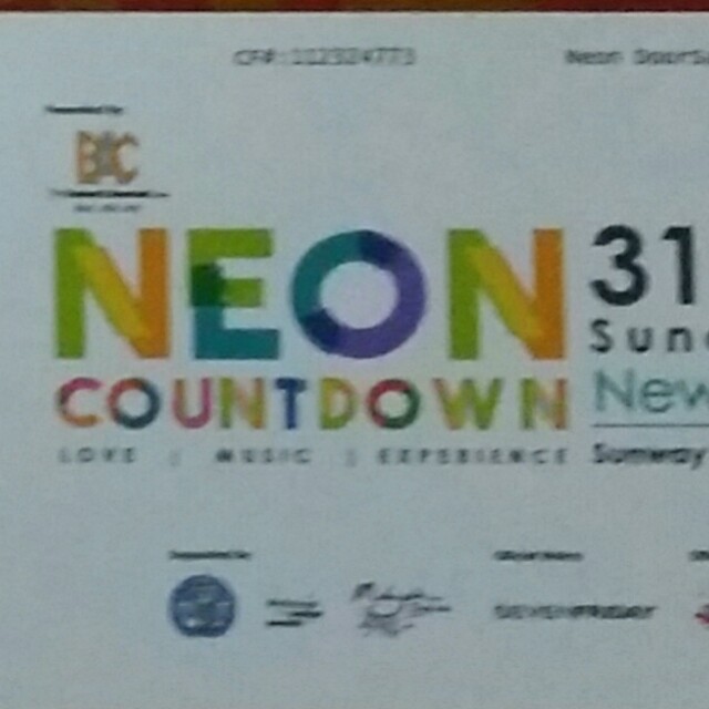 Neon Countdown, Tickets & Vouchers, Event Tickets on Carousell