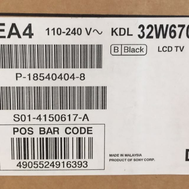 Sony Bravia W670A-Series KDL-32W670A 32-inch 1080p Full HD LED ...