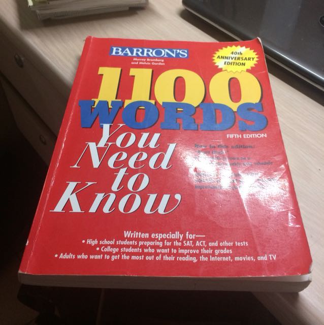 1100 Words You Need To Know, Hobbies & Toys, Books & Magazines, Fiction ...