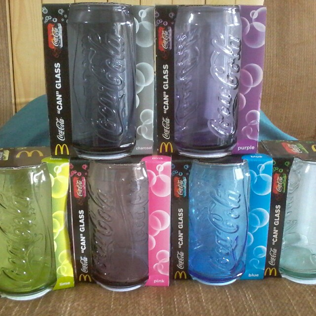 Coca cola glass can edition, Furniture & Home Living, Home Decor, Vases ...