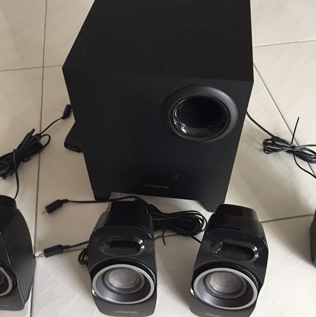 Creative A550 5.1 Speaker, Computers & Tech, Desktops on Carousell