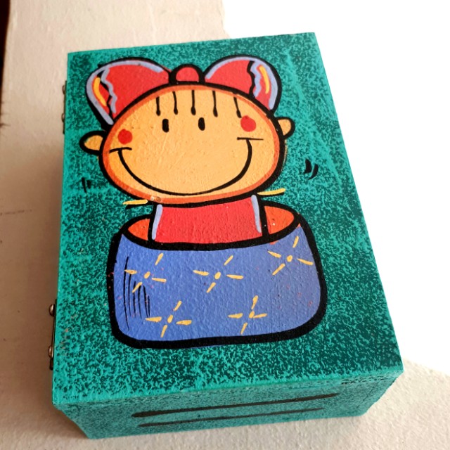 Hand-make wooden box with design, Furniture & Home Living, Home ...