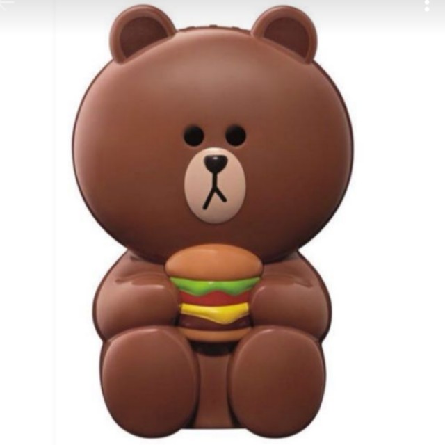 Line Friends Fan - Brown bear, Babies & Kids, Baby Nursery & Kids ...