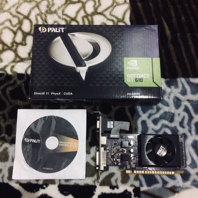 PALIT NVIDIA GEFORCE GT 610 2GB DDR3, Computers & Tech, Parts ...