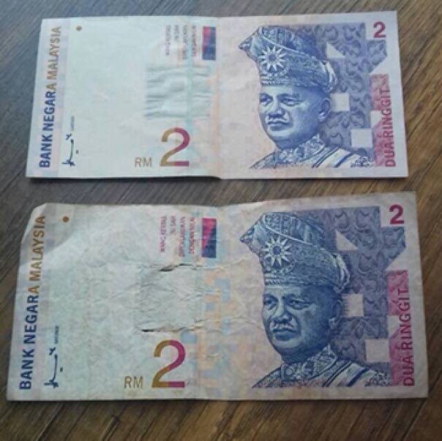 RM2 Malaysia Note, Hobbies & Toys, Memorabilia & Collectibles, Currency ...