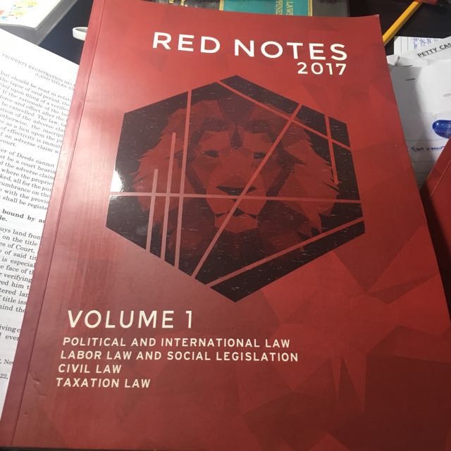 San Beda Red Notes, Hobbies & Toys, Books & Magazines, Textbooks on ...