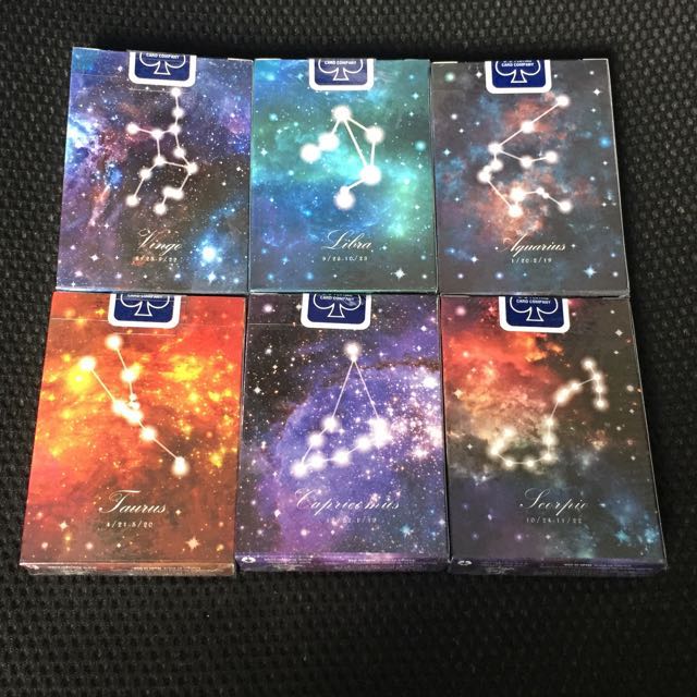 Set of Bicycle Constellation Playing Card - 12 Decks, Hobbies & Toys ...