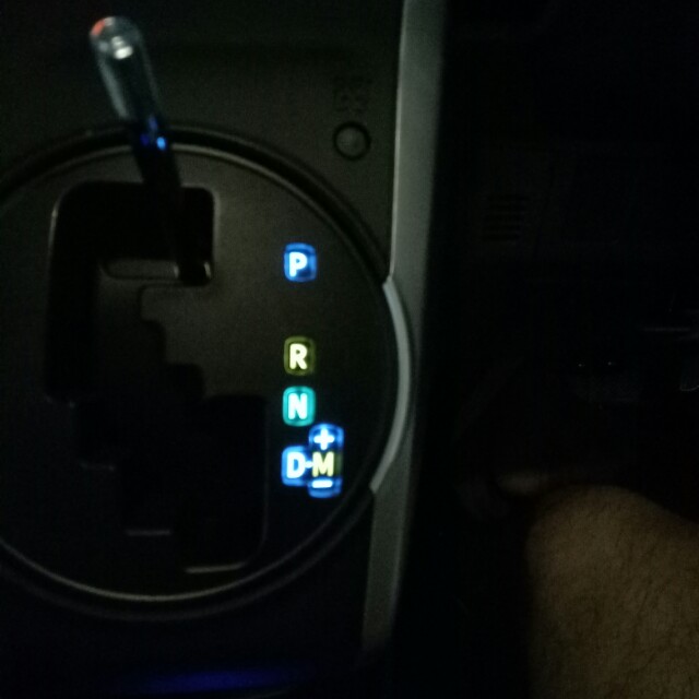 Toyota Wish gear shift panel Led change, Car Accessories on Carousell