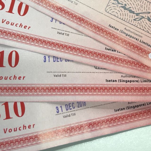 $100 isetan voucher now at westgate, Tickets & Vouchers, Vouchers on ...