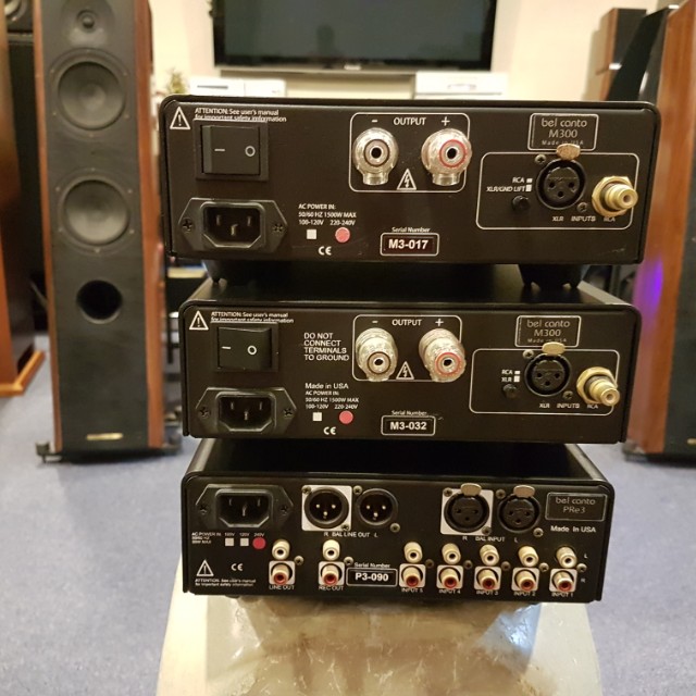 Bel Canto Pre 3 + M300 300w monoblock amplifier, Audio, Other Audio ...