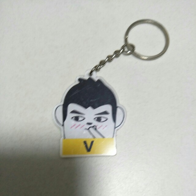 BTS V Keychain (unofficial), Hobbies & Toys, Memorabilia & Collectibles ...