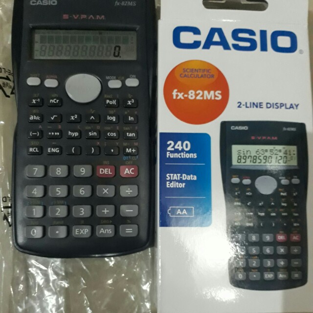 Casio fx-82ms Scientific Calculator, Computers & Tech, Office ...
