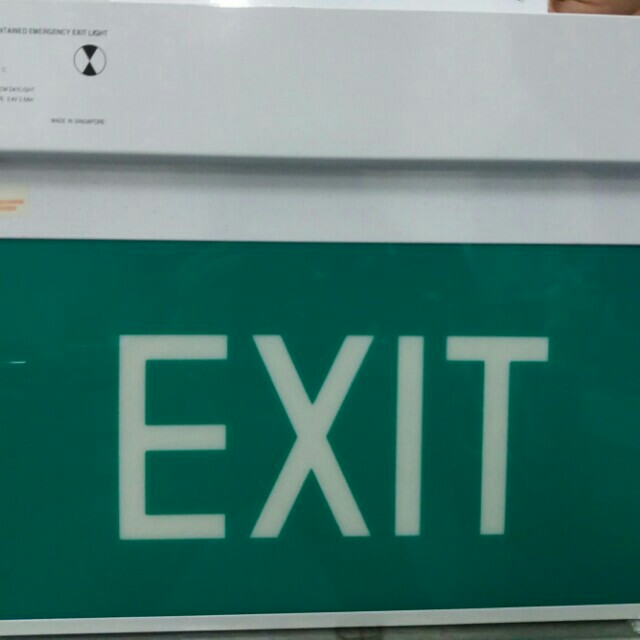 Exit light, TV & Home Appliances, Electrical, Adaptors & Sockets on ...