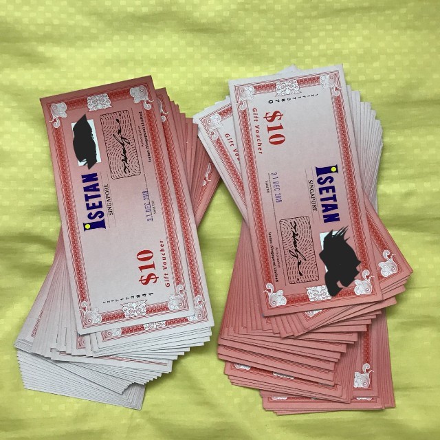 Isetan vouchers, Tickets & Vouchers, Vouchers on Carousell
