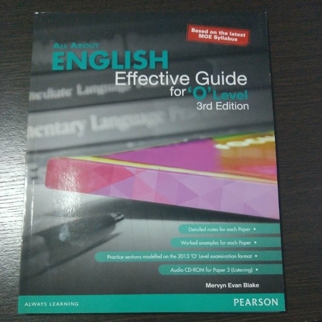 O level All About English Effective Guide, Hobbies & Toys, Books ...