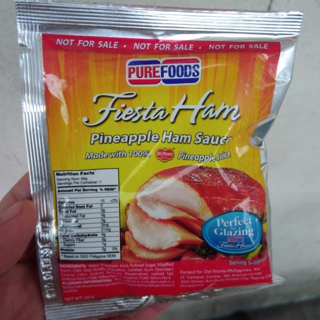 Pure Foods Fiesta Ham, Food & Drinks, Packaged & Instant Food on Carousell