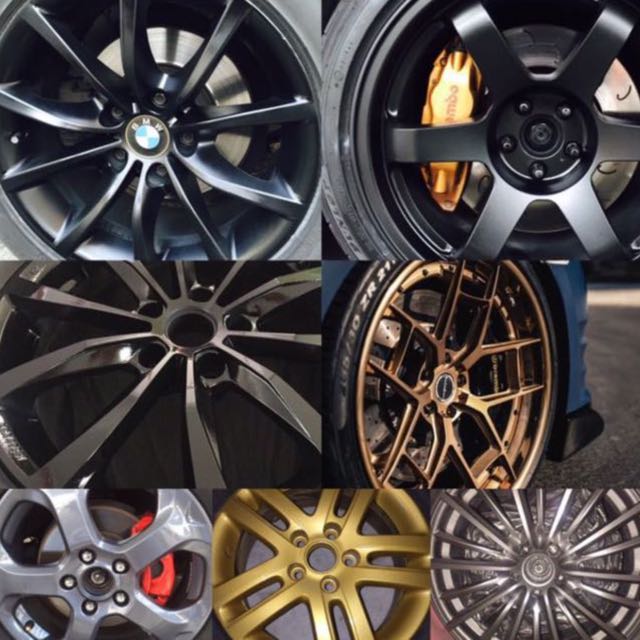 Rim spray/caliper spray/break hub, Car Accessories on Carousell