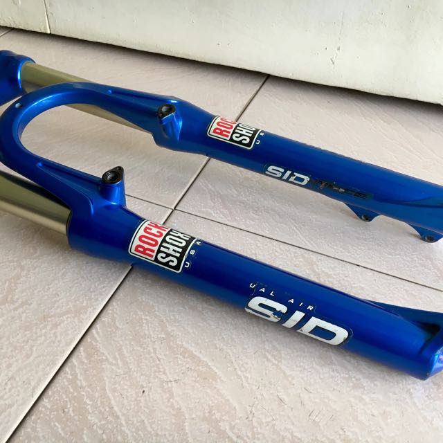 Rockshox SID Race Blue Fork, Sports Equipment, Bicycles & Parts ...