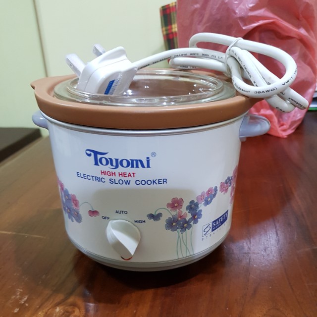 Toyomi Slow Cooker 1.2 litres, TV & Home Appliances, Kitchen Appliances ...