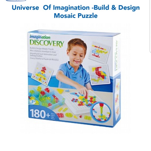 Universe of imagination Discovery Build and Design Mosaic puzzle ...