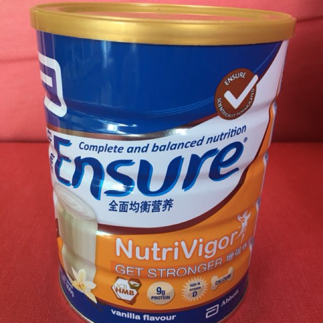 BN Abbott Ensure NutriVigor Nutrition Drink (Vanilla Flavour Powder - 850g), Health & Nutrition ...