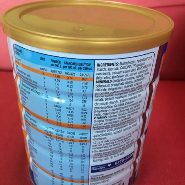 BN Abbott Ensure NutriVigor Nutrition Drink (Vanilla Flavour Powder - 850g), Health & Nutrition ...