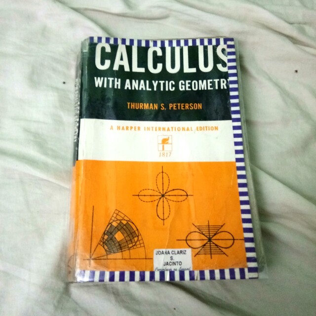 Calculus with Analytic Geometry by Thurman Peterson, Hobbies & Toys ...