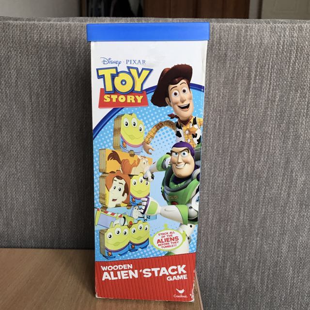Disney Pixar Toy Story Wooden Alien Stack Game, Hobbies & Toys, Toys ...