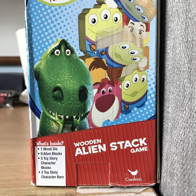Disney Pixar Toy Story Wooden Alien Stack Game, Hobbies & Toys, Toys ...