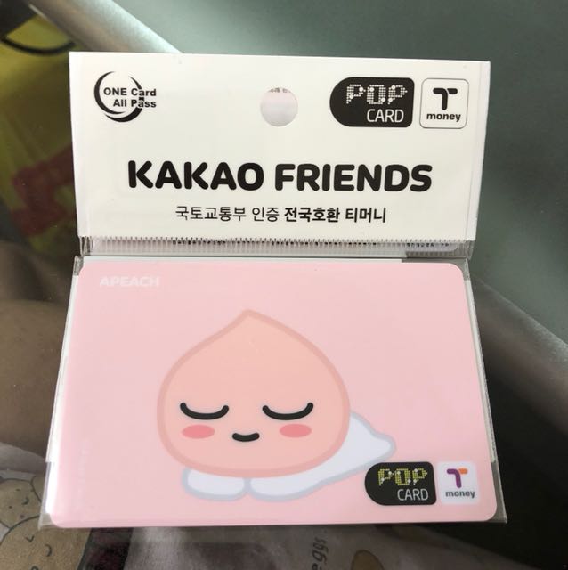 Kakao Friend apeach T-money card, Hobbies & Toys, Memorabilia ...