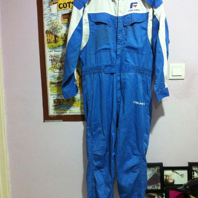 coverall/overall FALKEN, Men's Fashion, Bottoms, Trousers on Carousell