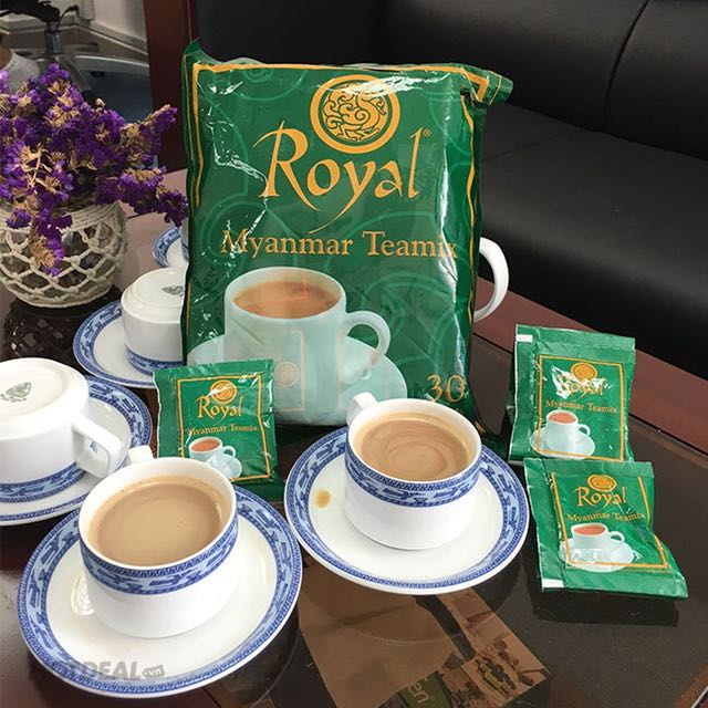 Royal Myanmar Milk Tea 30 Sachets, Health & Nutrition, Health ...